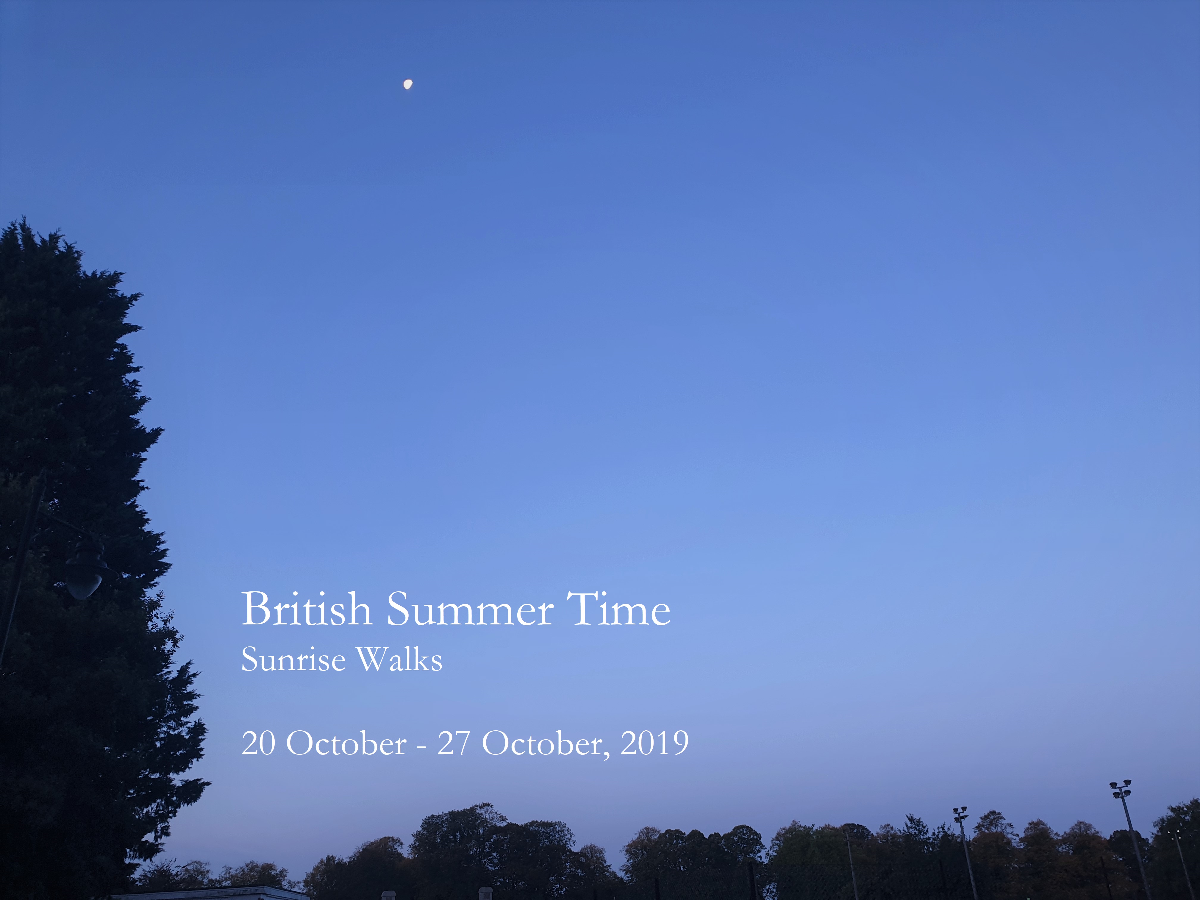 British Summer Time: Sunrise Walks – Walking Artists Network